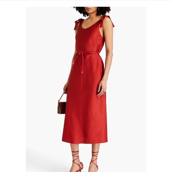 Zimmermann | Dresses | Zimmermann Red Maxi Dress | Poshmark